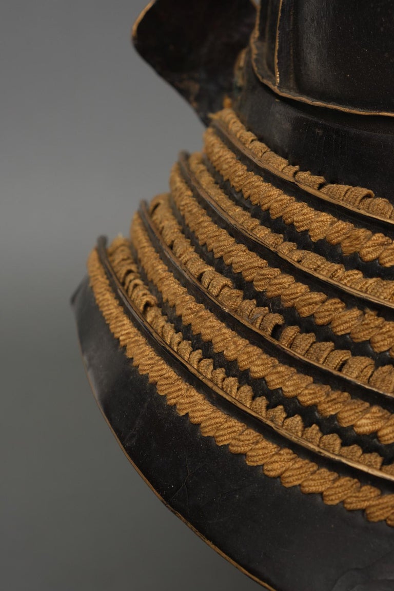 Japanese 18th Century 12-Plate Suji-Bachi Kabuto 兜 'Helmet' with Antler ...