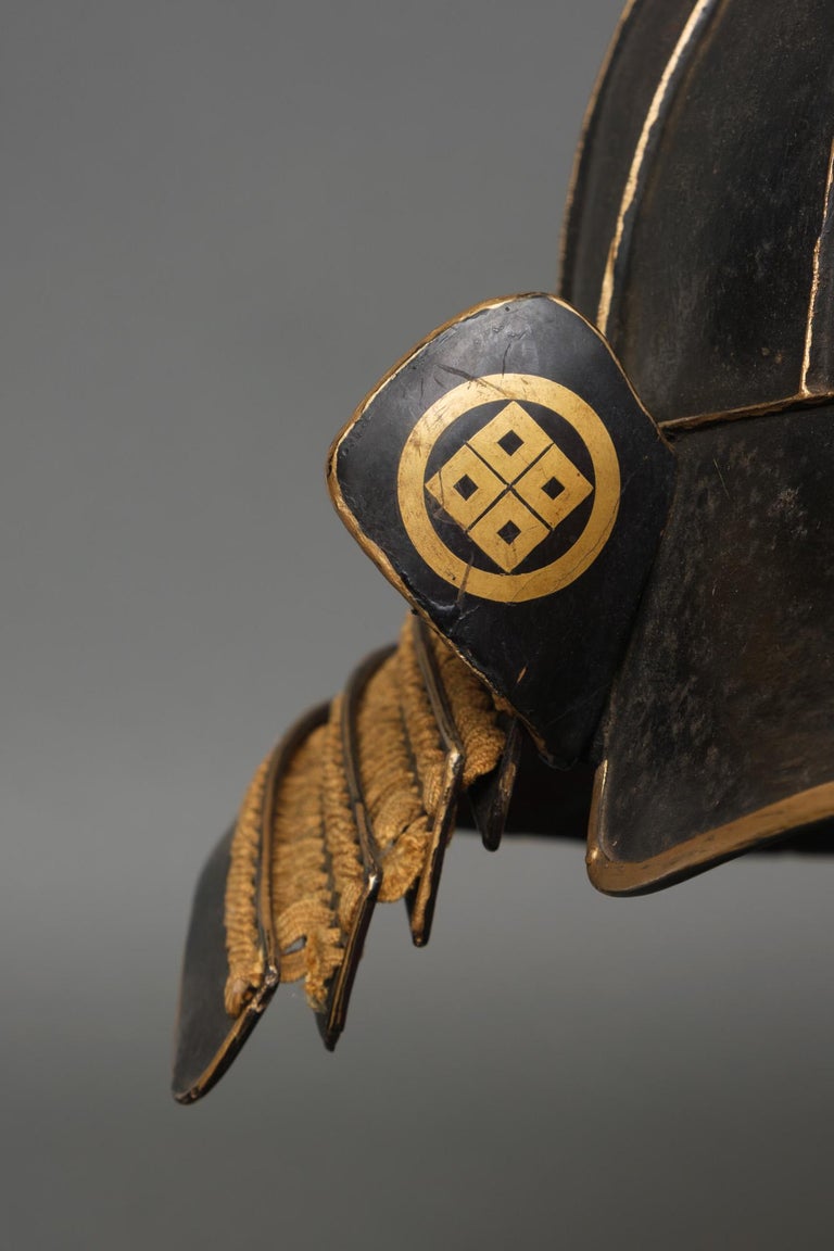 Japanese 18th Century 12-Plate Suji-Bachi Kabuto 兜 'Helmet' with Antler ...