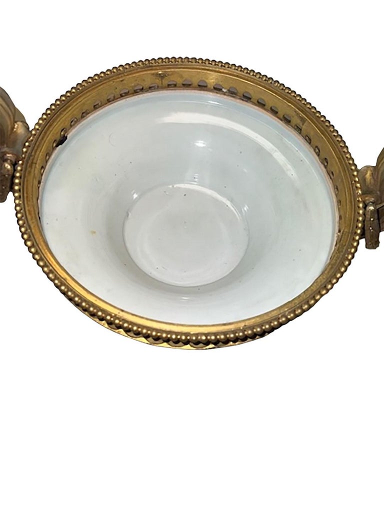 Japanese 19th Century Lacquer Over Porcelain Compote For Sale at 1stDibs