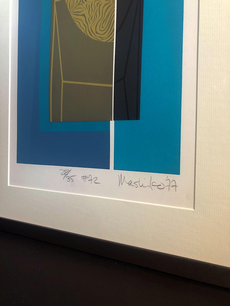 Japanese Abstract Expressionist Serigraphs, Signed and Numbered ...