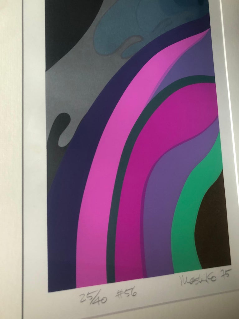 Japanese Abstract Expressionist Serigraphs, Signed and Numbered ...