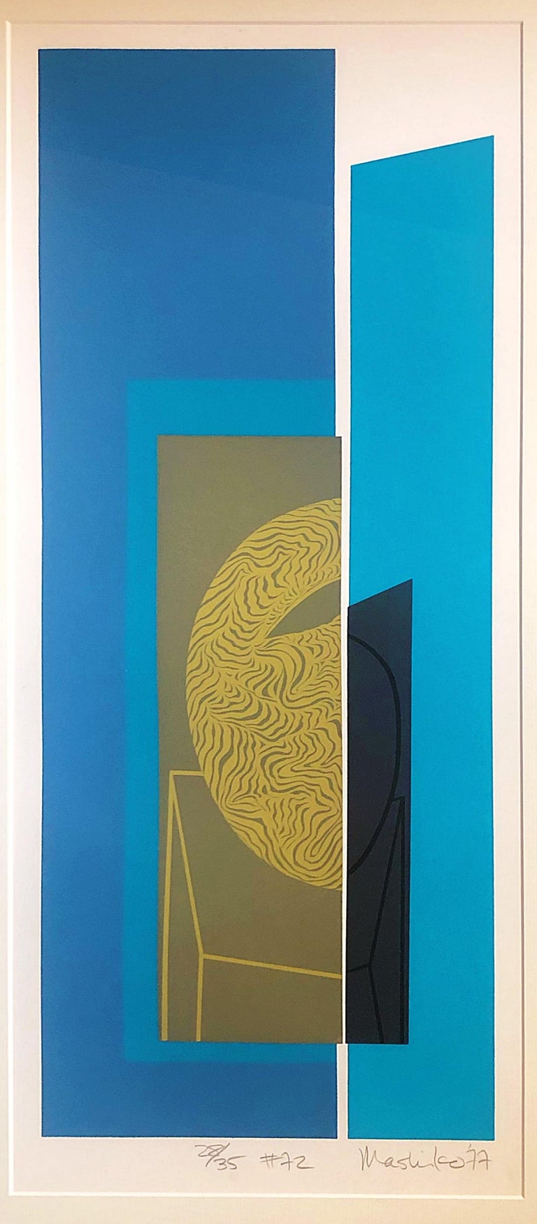 Japanese Abstract Expressionist Serigraphs, Signed and Numbered ...