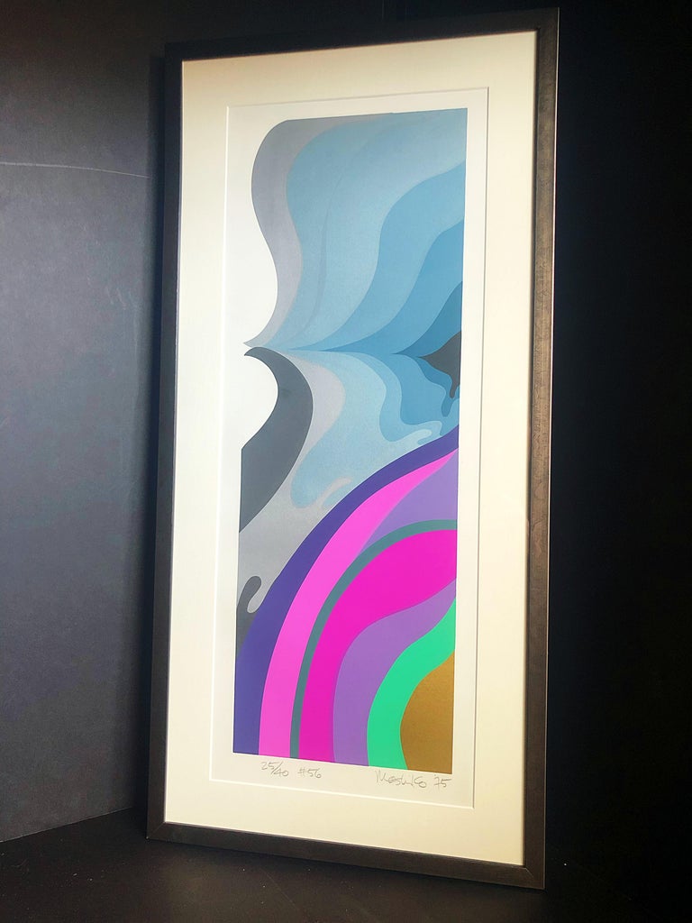 Japanese Abstract Expressionist Serigraphs, Signed and Numbered ...