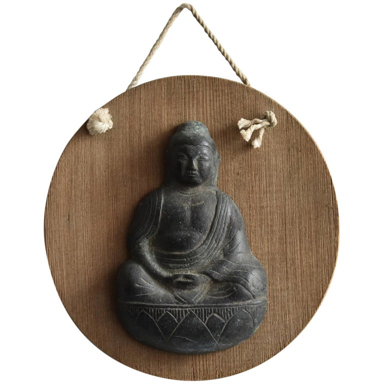 Japanese Antique 17th Century Small Copper Buddha Statue /Wabisabi ...