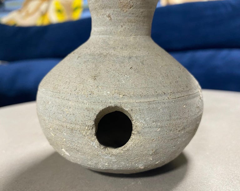Japanese Antique Ancient Sueki Sue Ware Wabi-Sabi Pottery Vase Vessel ...