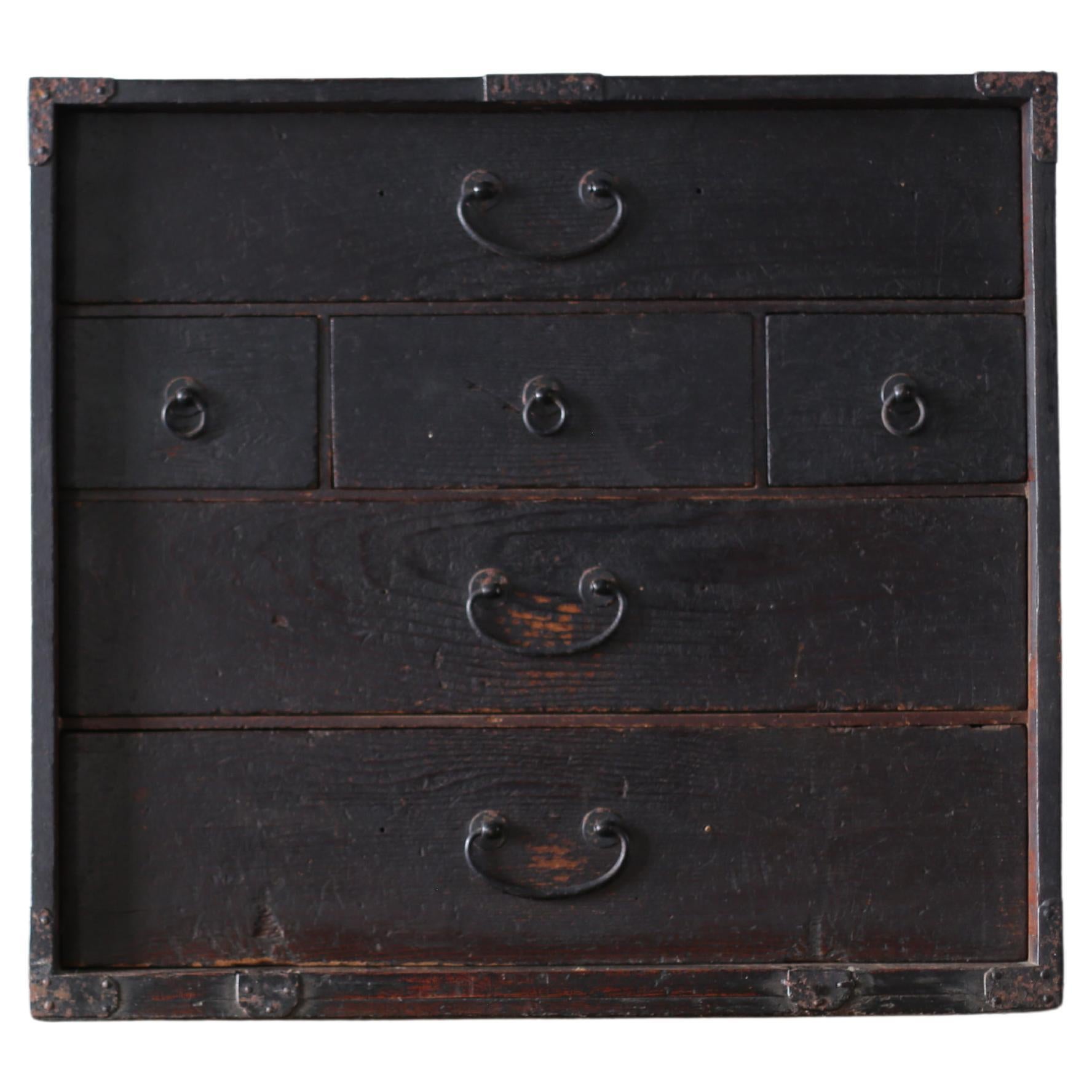 Japanese Antique BK Drawer 1860s-1900s / Tansu Storage Wabisabi For ...