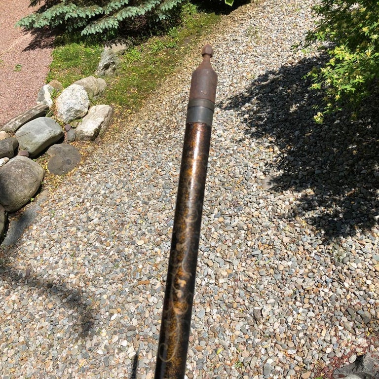 Japanese Antique Black and Gold Lacquer Samurai Spear Yari Edo Rare ...