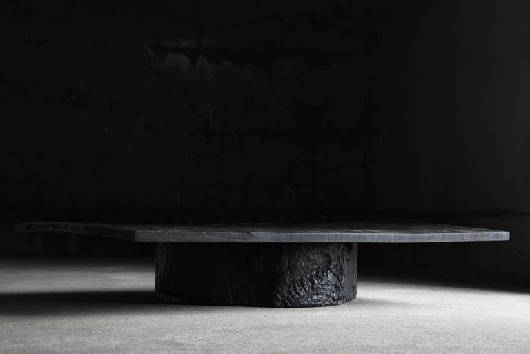 Japanese Antique Black Low Table 1860s-1900s / Sofa Table Coffee Table ...