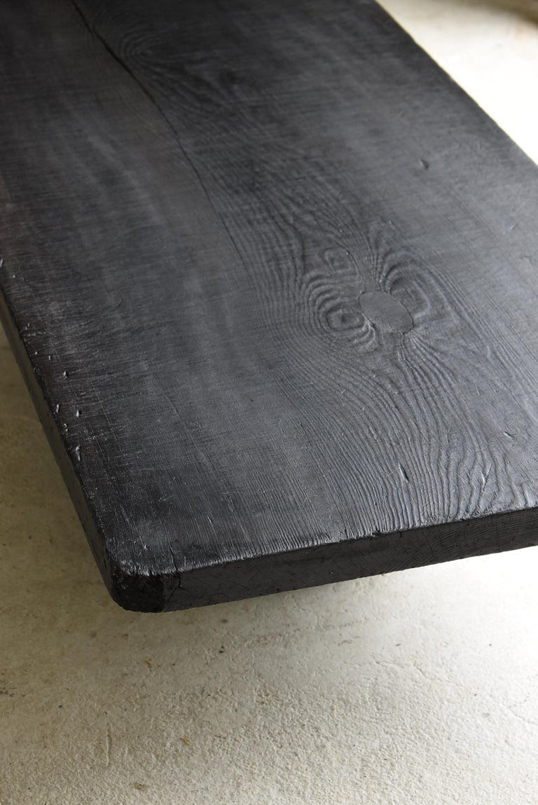 Japanese Antique Black Low Table 1860s-1920s / Mingei Wabi Sabi Sofa ...