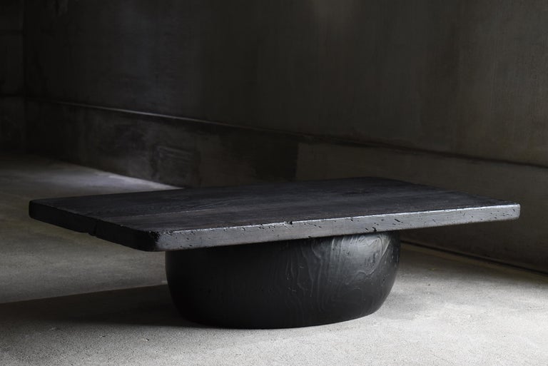 Japanese Antique Black Low Table 1860s-1920s / Mingei Wabi Sabi Sofa ...