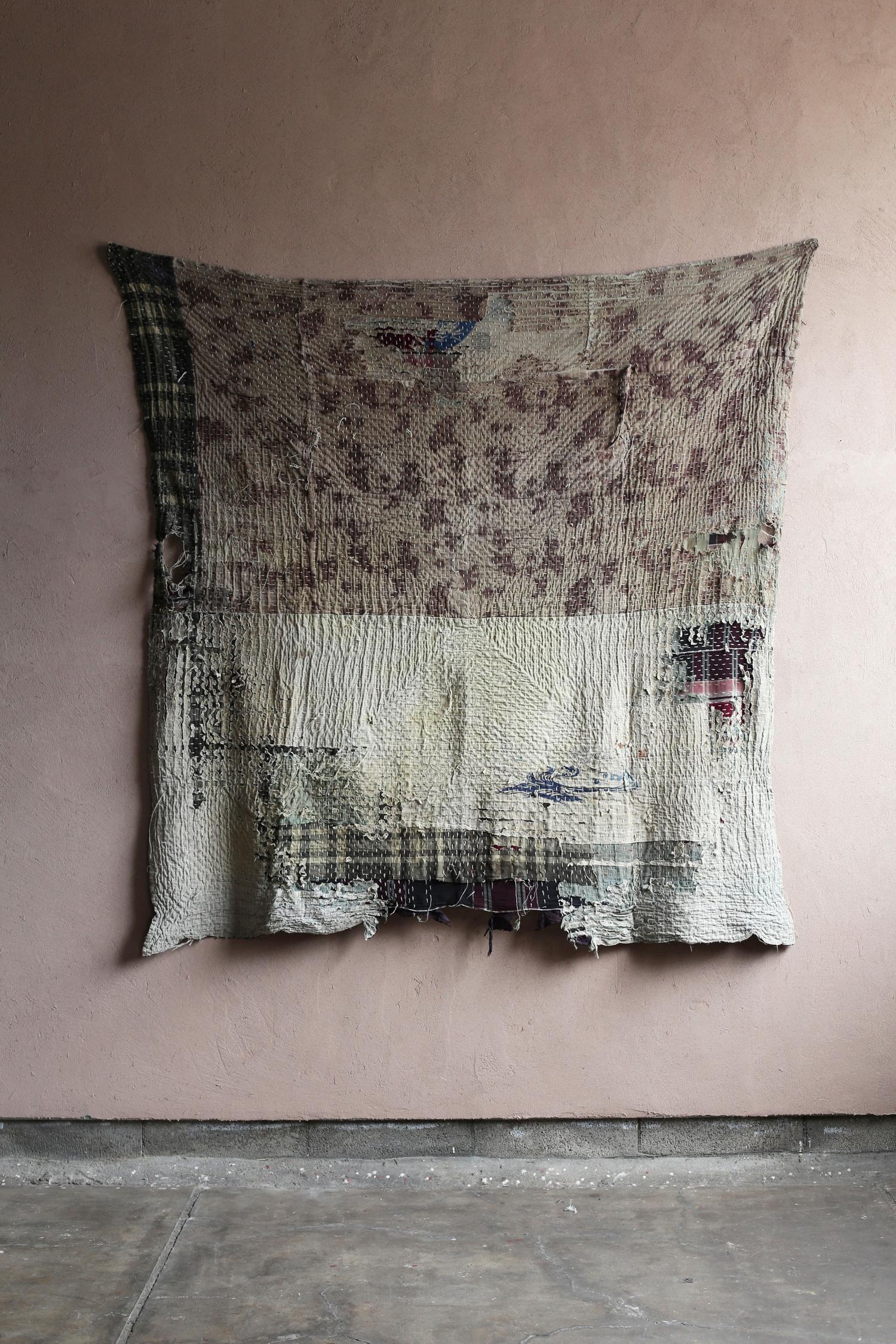 Japanese Antique Boro Textile 1900s-1940s / Abstract Art Wabi Sabi For ...