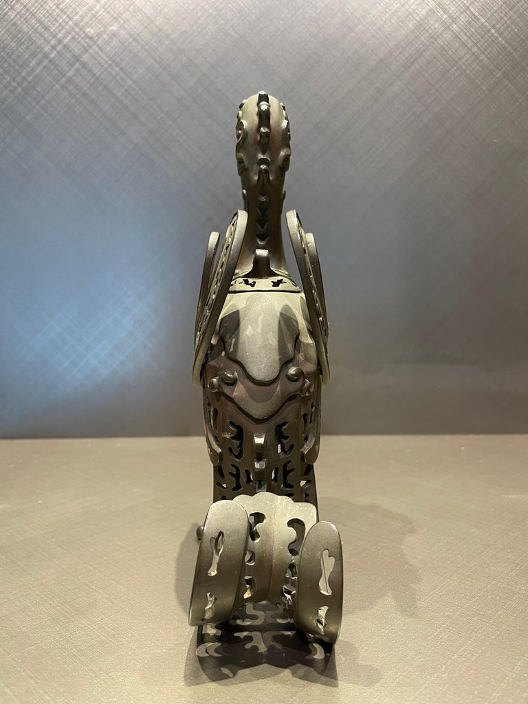 Japanese Antique Bronze Fenix Shaped Insence Burnar, Taisho Period For ...