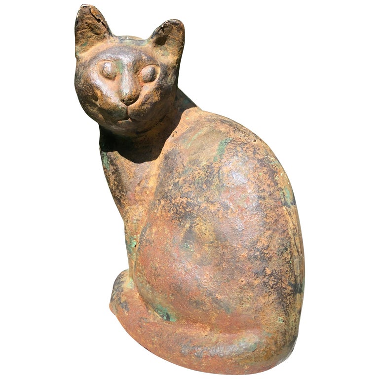 Japanese Antique Cat, Your Best Friend at 1stDibs