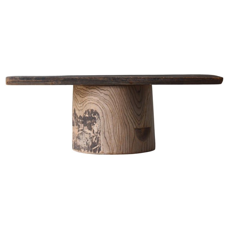 Japanese Antique Coffee Table 1860s-1900s / Primitive Exhibition Stand ...
