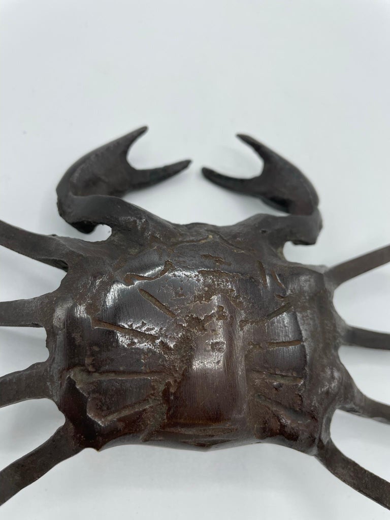 Japanese Antique Crab Object with Iron 'Made before the Second World ...