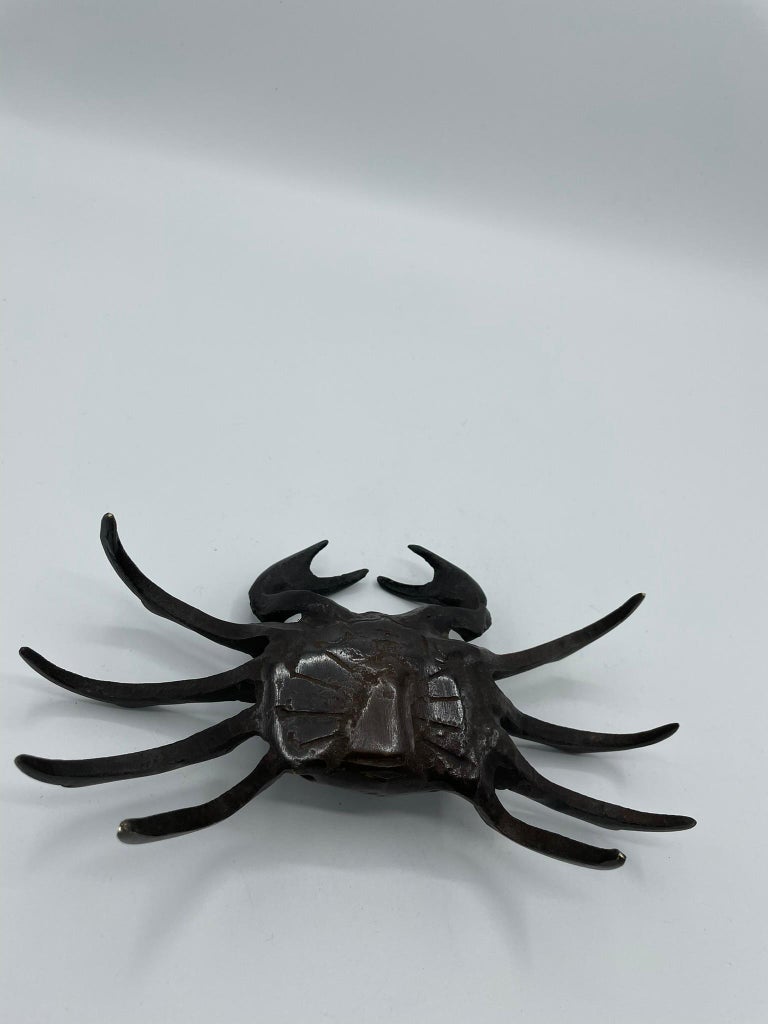 Japanese Antique Crab Object with Iron 'Made before the Second World ...