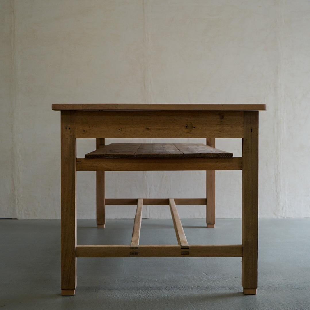 Japanese Antique Dining Table 1950s-1960s Primitive Japandi For Sale at ...