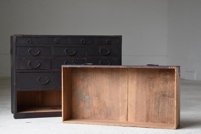 Japanese Antique Drawer 1860s-1900s / Storage Tansu Chests of Drawers ...