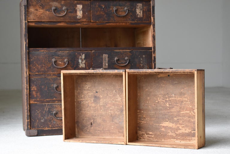 Japanese Antique Drawer 1860s-1900s/Tansu Chests of Drawers Storage ...