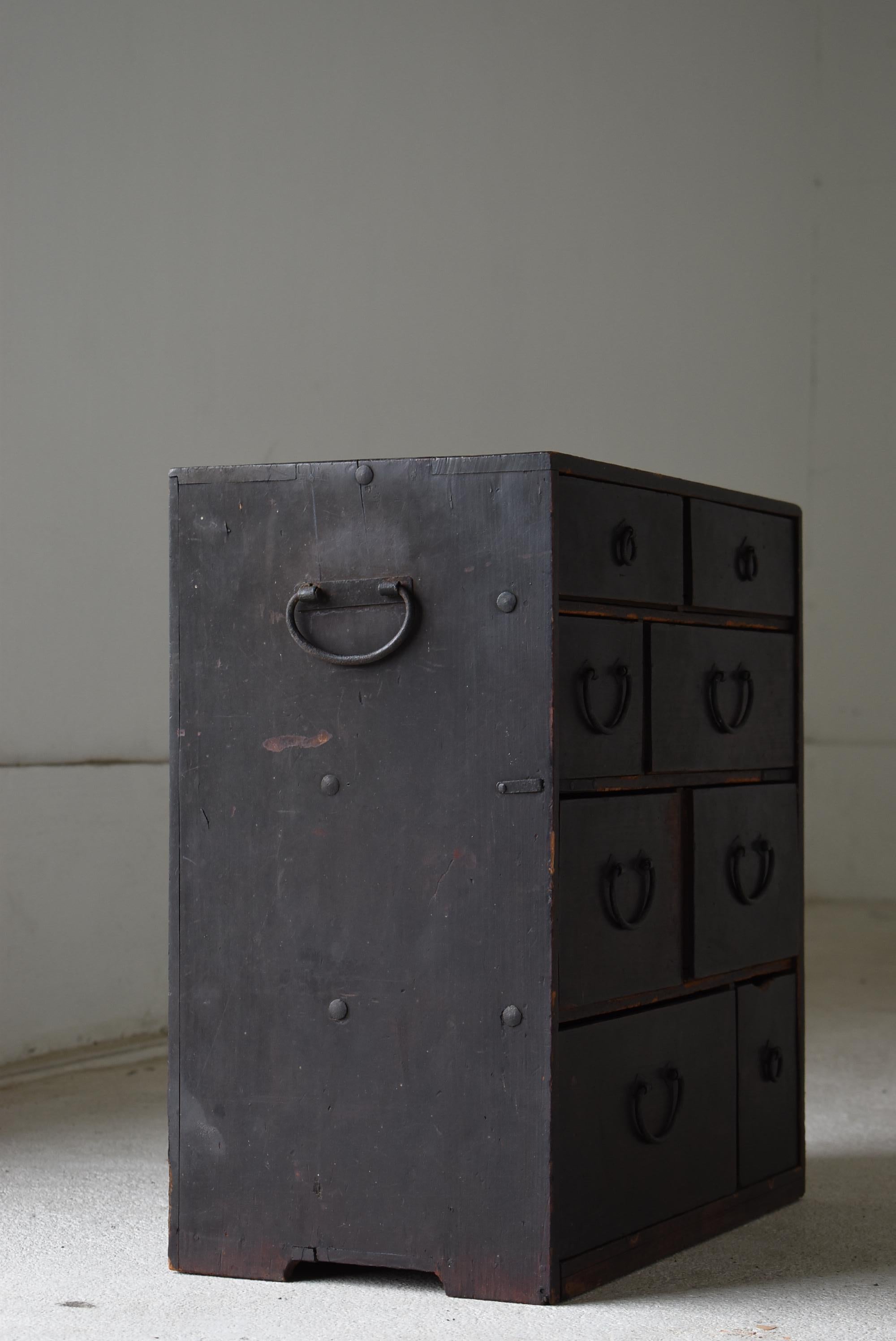 Japanese Antique Drawer 1860s-1900s / Tansu Chests of Drawers Wabi Sabi ...