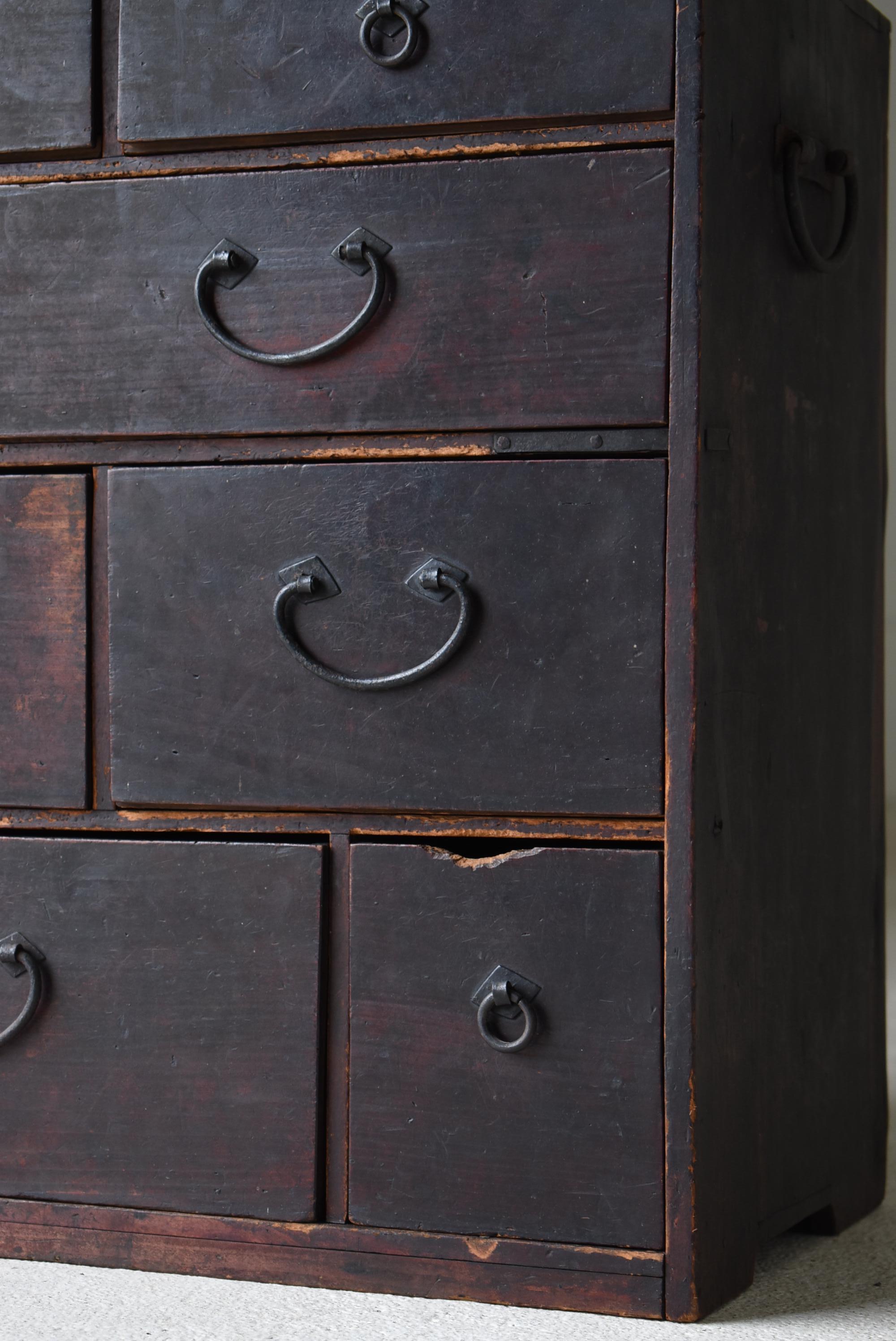 Japanese Antique Drawer 1860s-1900s / Tansu Chests of Drawers Wabi Sabi ...