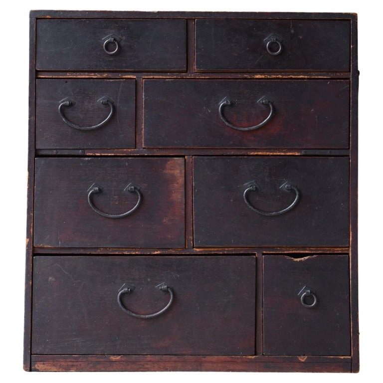 Japanese Antique Drawer 1860s-1900s / Tansu Chests of Drawers Wabi Sabi ...