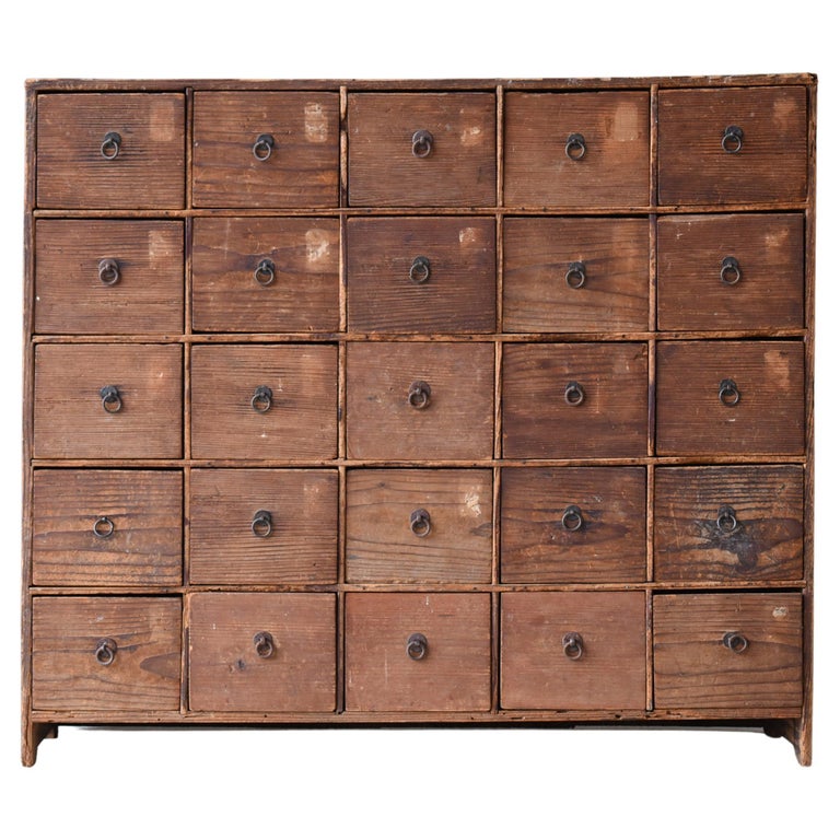 Japanese Antique Drawer 1860s-1900s/Tansu Storage Mingei Cabinet ...