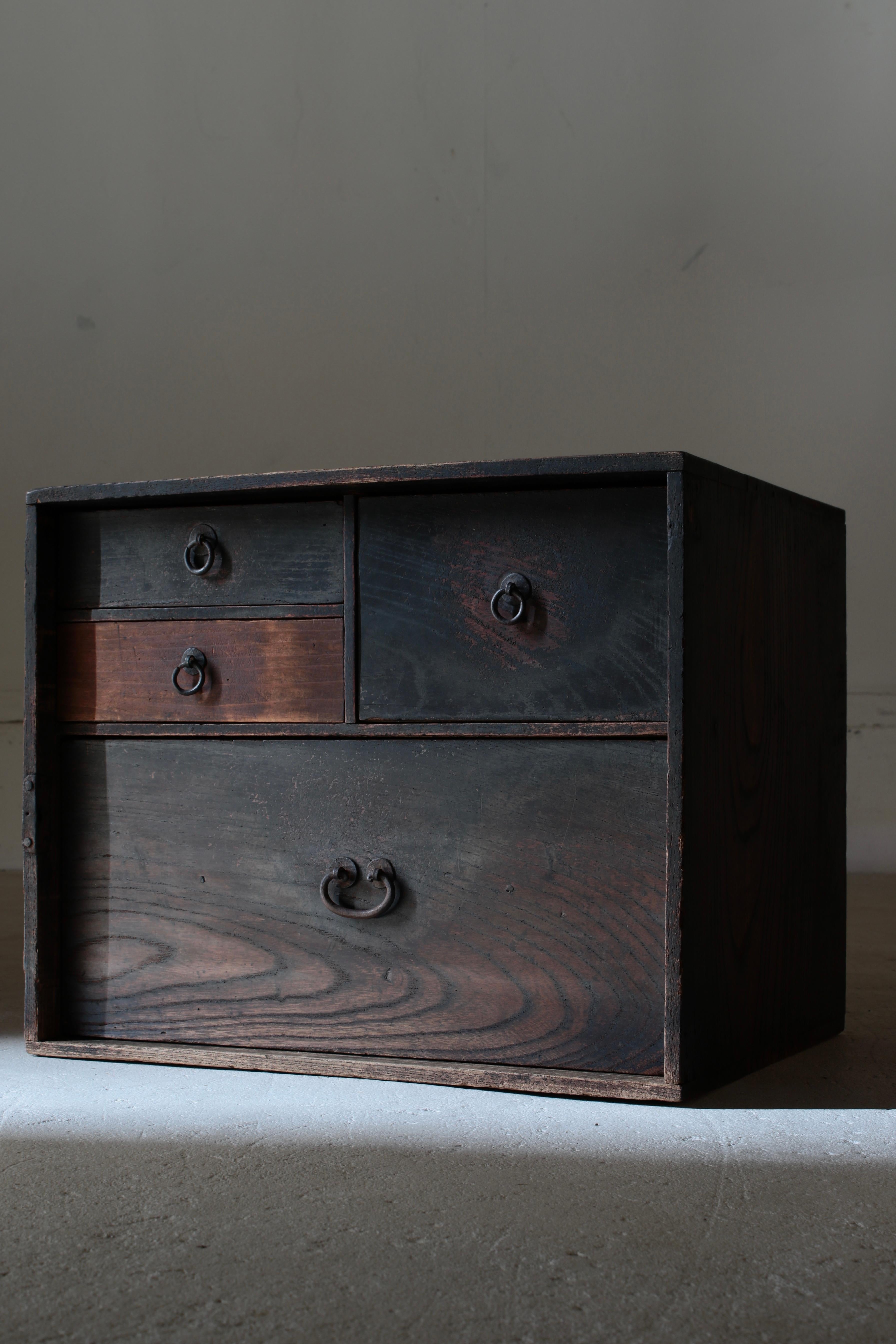 Japanese Antique Drawer / Storage Tansu / 1868-1912s / Wabi-sabi For ...
