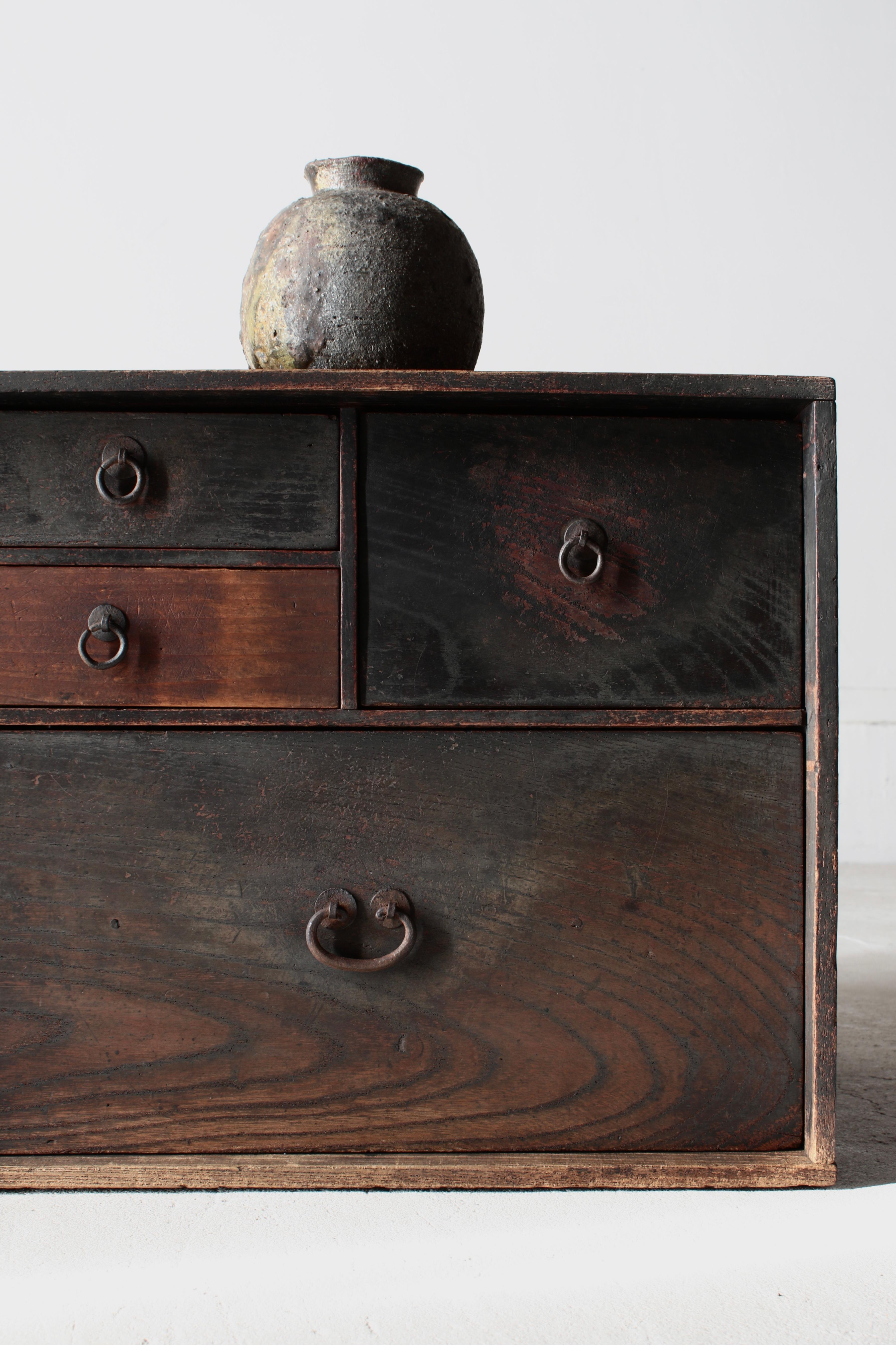 Japanese Antique Drawer / Storage Tansu / 1868-1912s / Wabi-sabi For ...