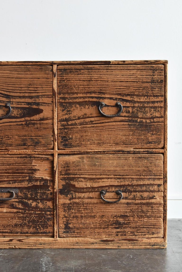 Japanese Antique Drawers / 1868-1930 Old Wabisa Drawers / tansu chest at 1stDibs