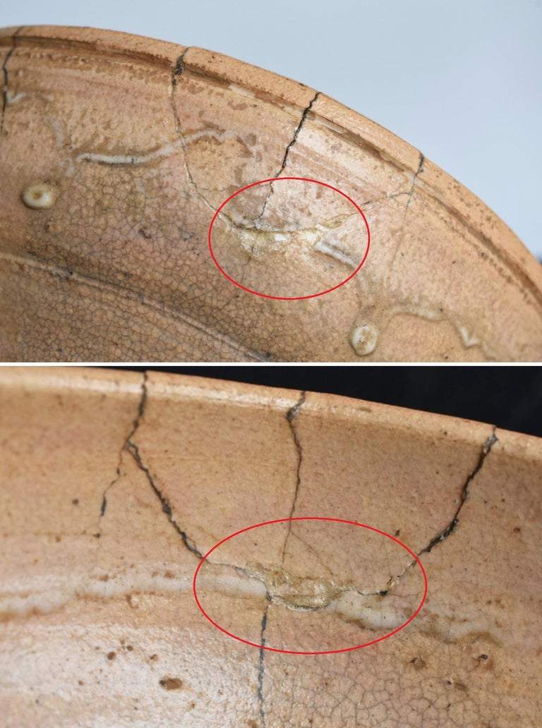 Japanese Antique Earthenware Tea Bowl/Edo Period/1700-1800/'Hagi Ware ...