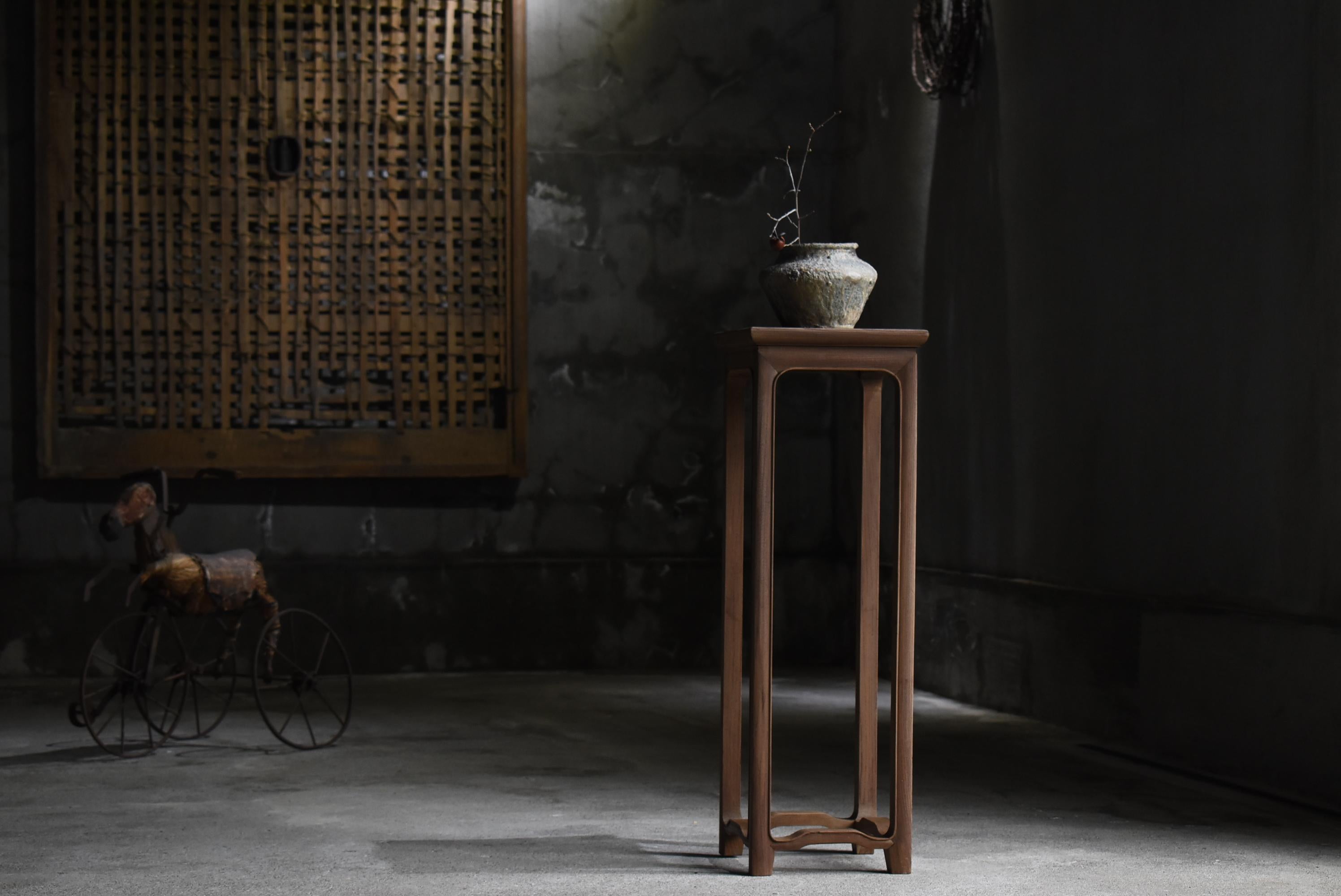 Japanese Antique Flower Stand 1920s-1940s / Side Table Wabi Sabi at 1stDibs