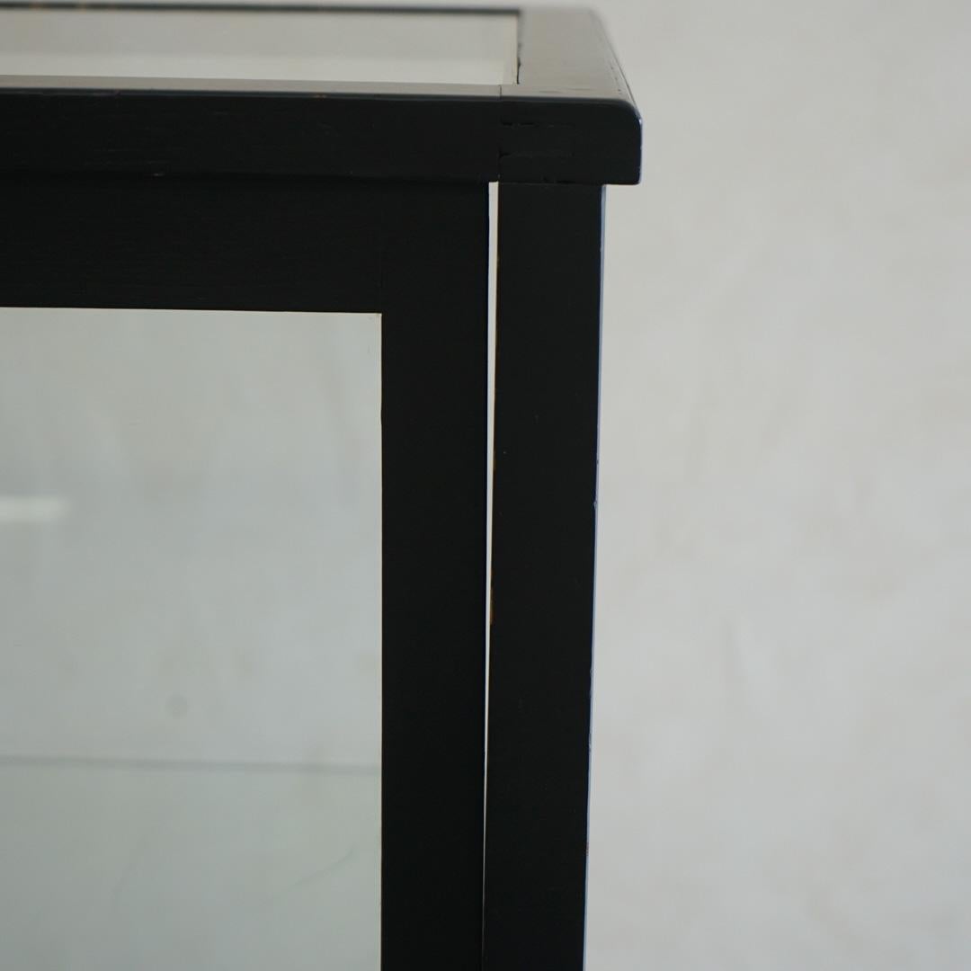 Japanese Antique Glass Display Case For Sale at 1stDibs