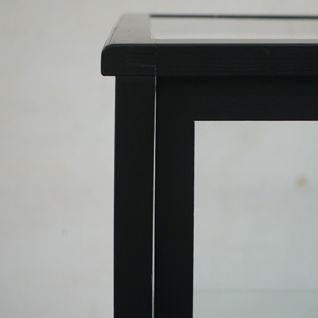Japanese Antique Glass Display Case For Sale at 1stDibs