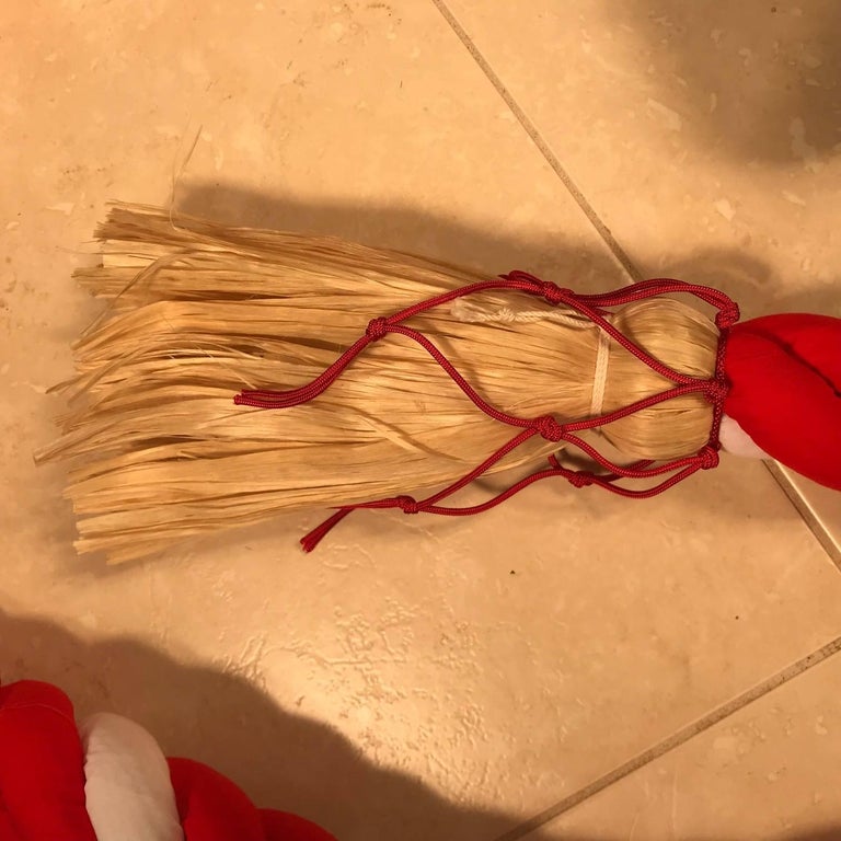 Japanese Antique Shinto Suzu Temple Bell with Large 72" Pull Rope ...