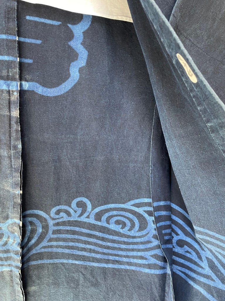 Japanese Antique Hanten with Cotton SUMIYOSHI 1920s For Sale at 1stDibs