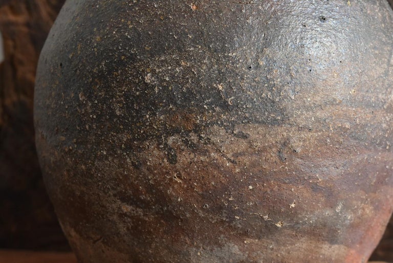 Japanese Antique Jar "e-chi-zen ware" 1603-1800 / Beautiful Baked Vase ...