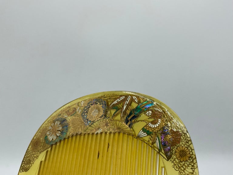 Japanese Antique Kogai, Comb and Kanzashi, 1920s For Sale at 1stDibs