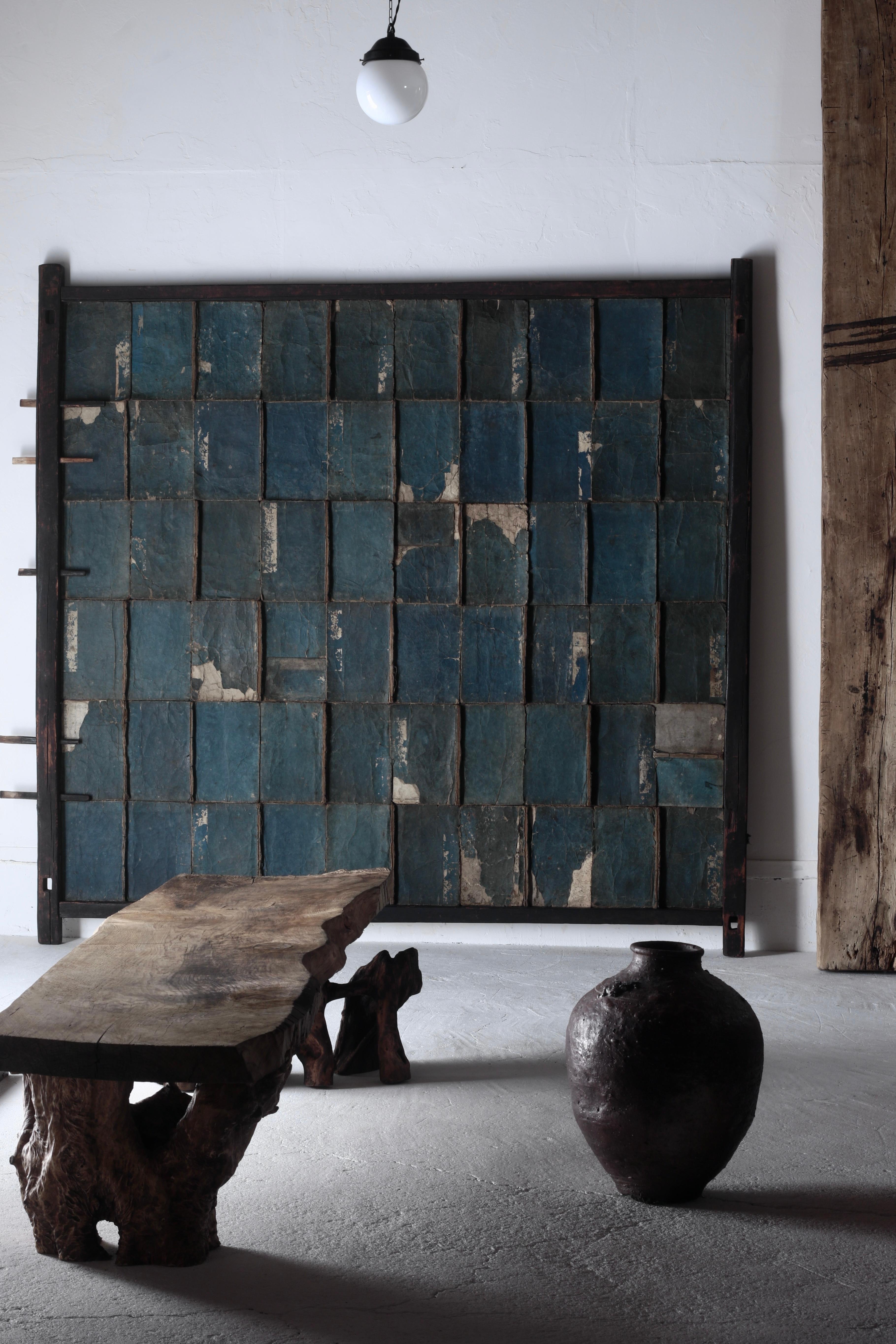 Japanese Antique Large Old Books Art / Wall Decoration Japanese Paper ...