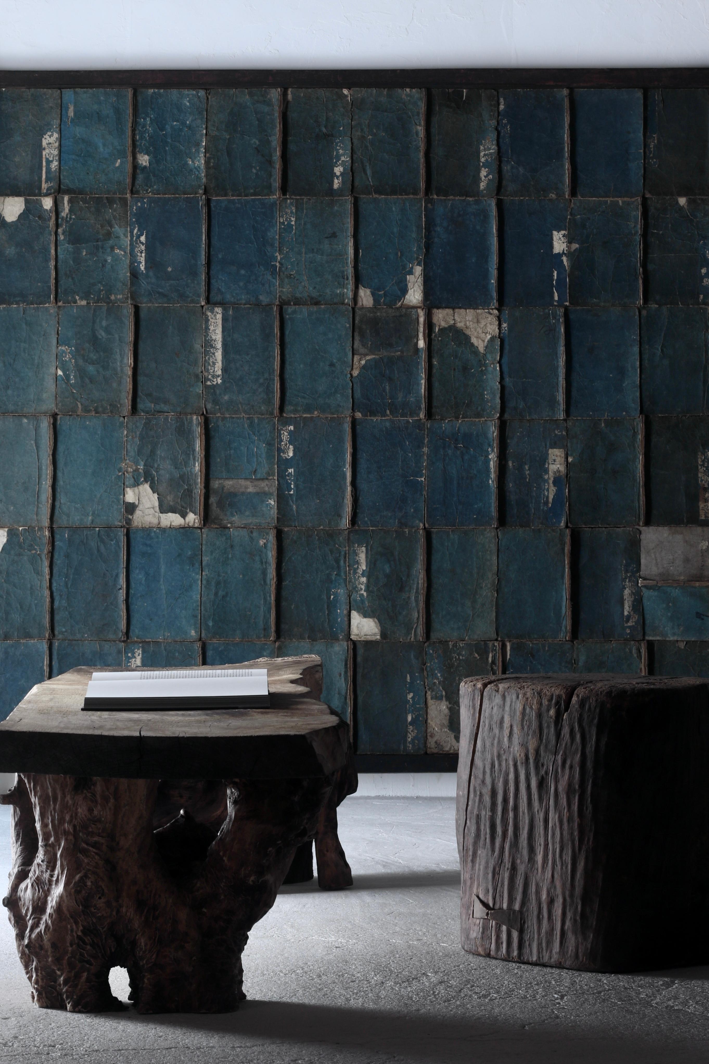 Japanese Antique Large Old Books Art / Wall Decoration Japanese Paper ...