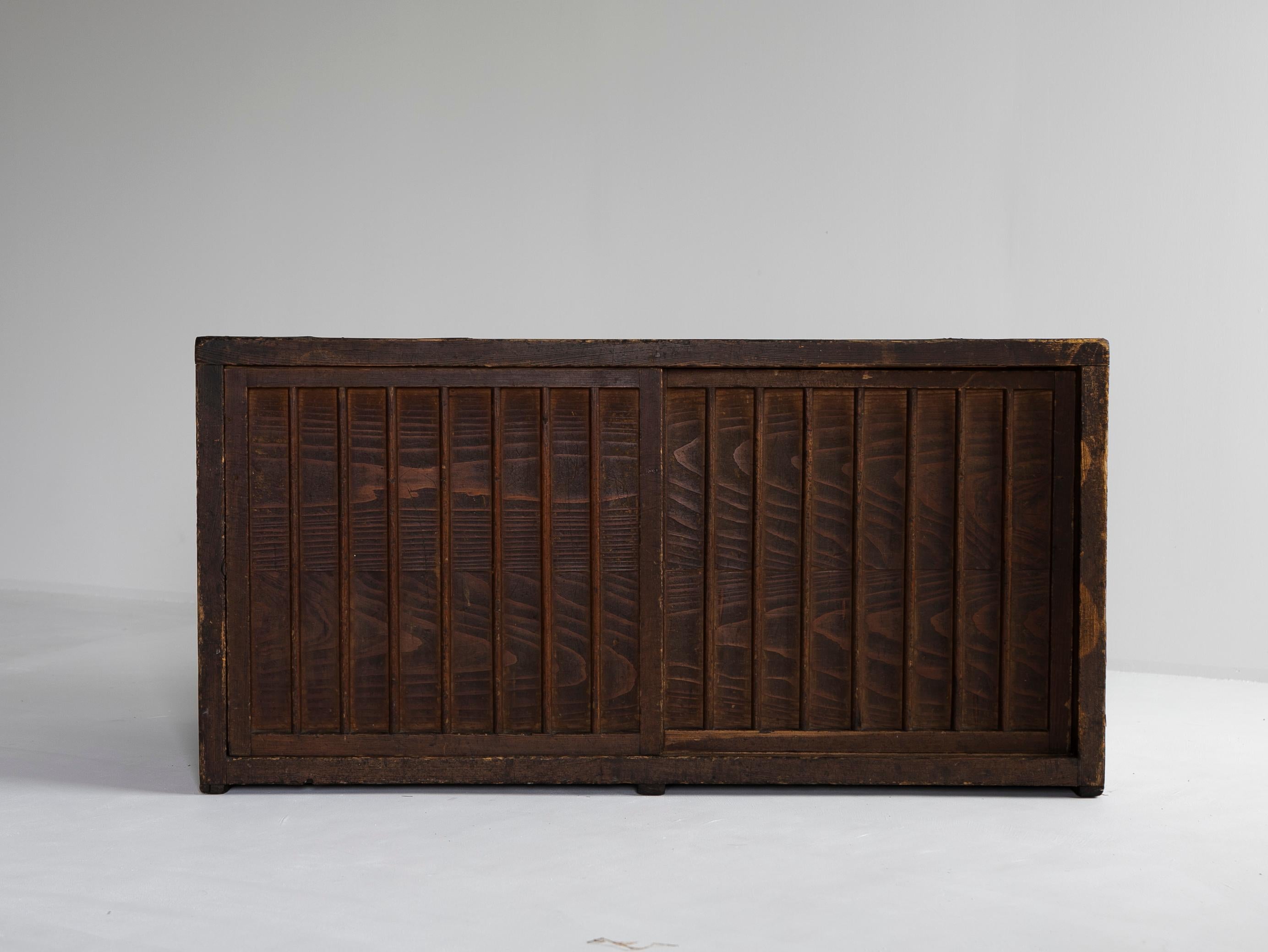 Japanese Antique Tansu 1860s-1900s / Cabinet Wabi-Sabi Mingei at 1stDibs