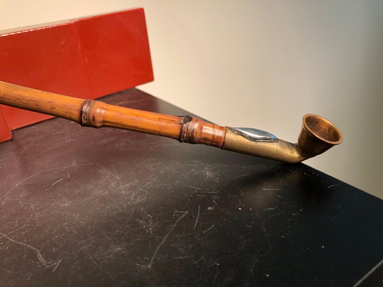 Japanese Antique Long Pipe Kiseru Rare Find from Kyoto at 1stDibs