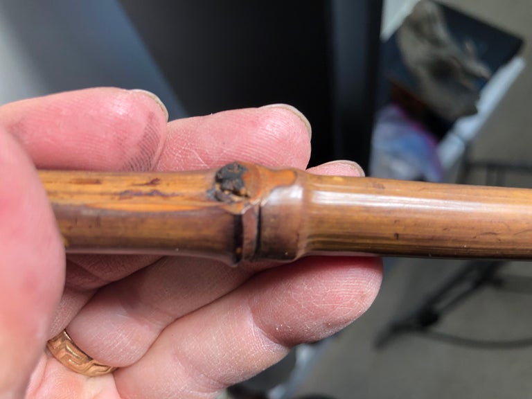 Japanese Antique Long Pipe Kiseru Rare Find from Kyoto at 1stDibs