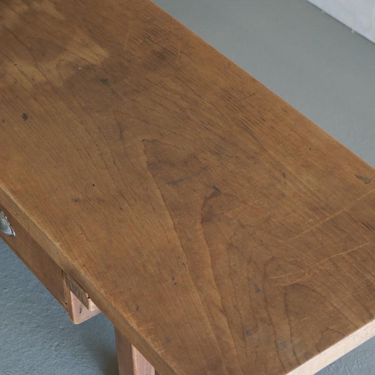 Japanese Antique Low Board Cutting Table Solid Wood Wabi-Sabi at 1stDibs