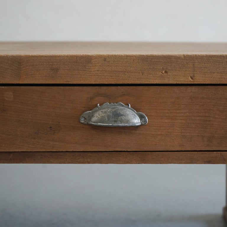 Japanese Antique Low Board Cutting Table Solid Wood Wabi-Sabi at 1stDibs