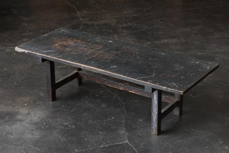 Japanese Antique Low Table/Edo-Meiji Period 1800to1900 /Coffee Table ...