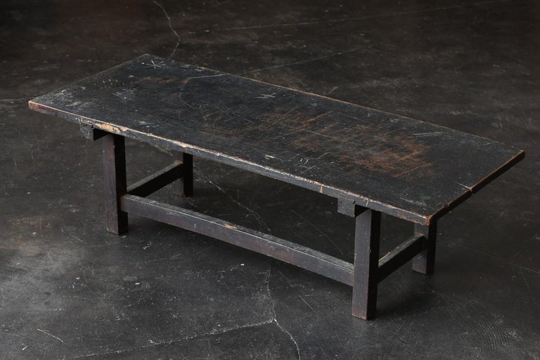 Japanese Antique Low Table/Edo-Meiji Period 1800to1900 /Coffee Table ...