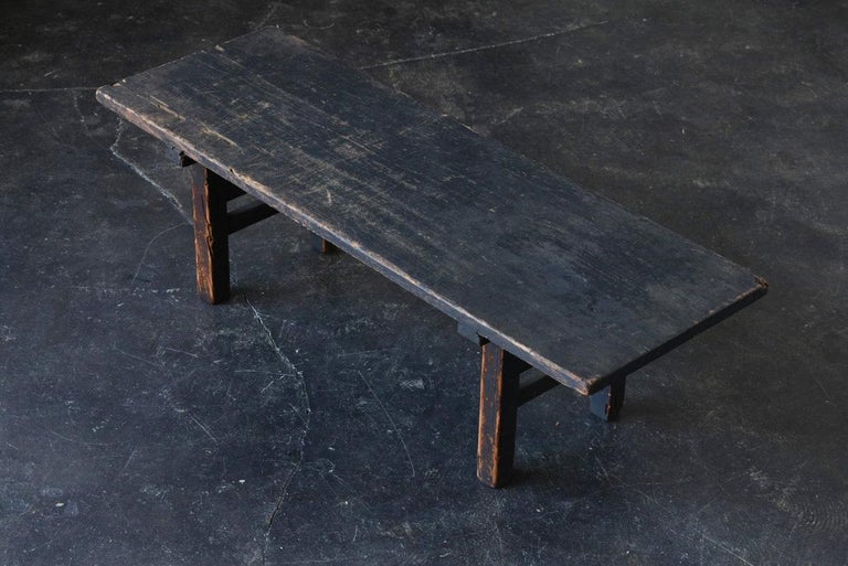 Japanese Antique Wooden Low Table / Edo Period 1800s / Wabi-Sabi ...