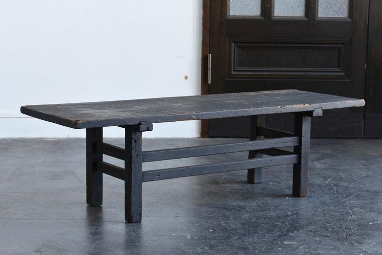 Japanese Antique Wooden Low Table / Edo Period 1800s / Wabi-Sabi ...