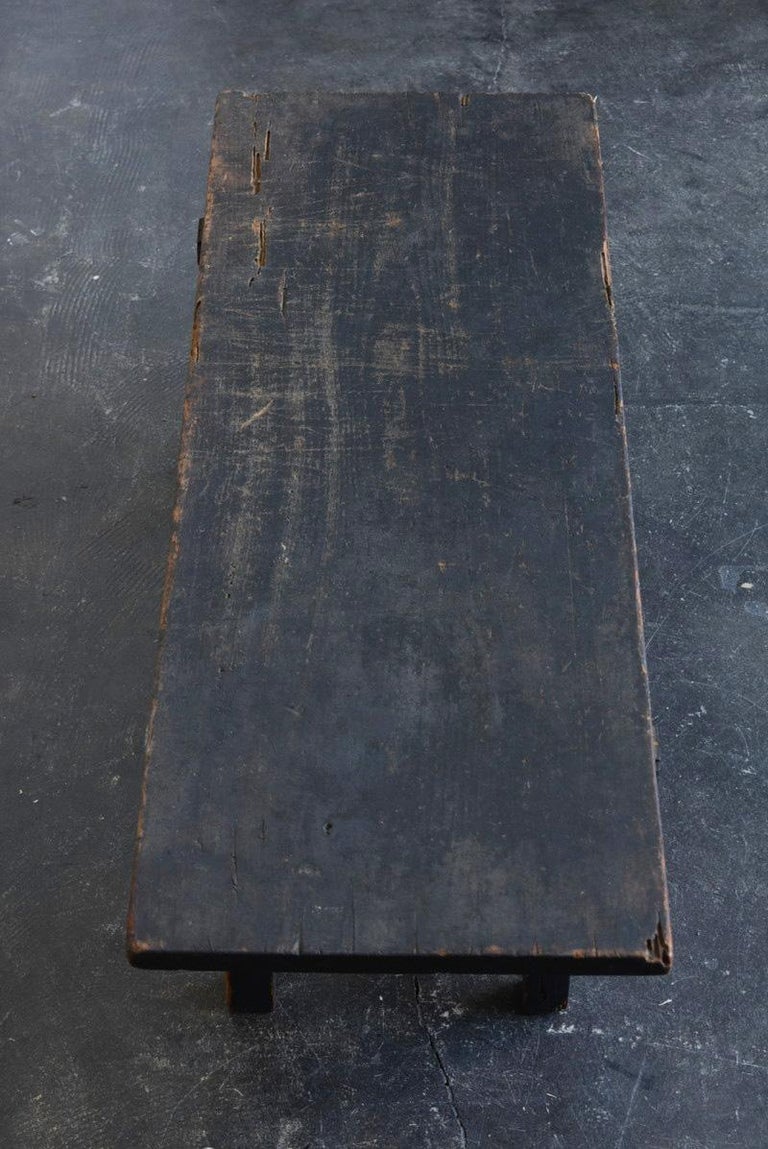 Japanese Antique Wooden Low Table / Edo Period 1800s / Wabi-Sabi ...